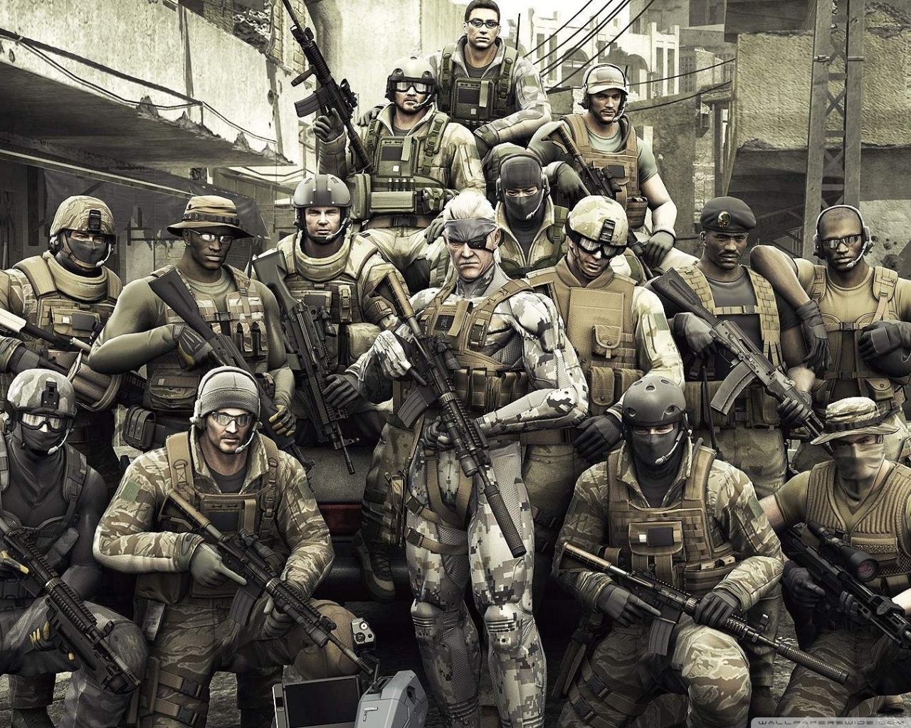 Metal Gear 4 Pmc - 1280x1024 Wallpaper - teahub.io