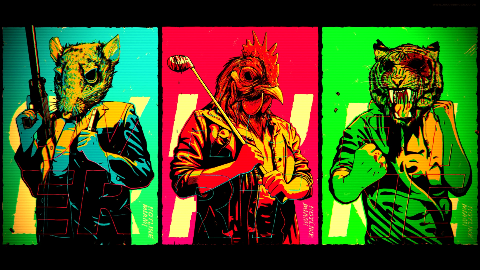 Hotline Miami - 1920x1080 Wallpaper - teahub.io