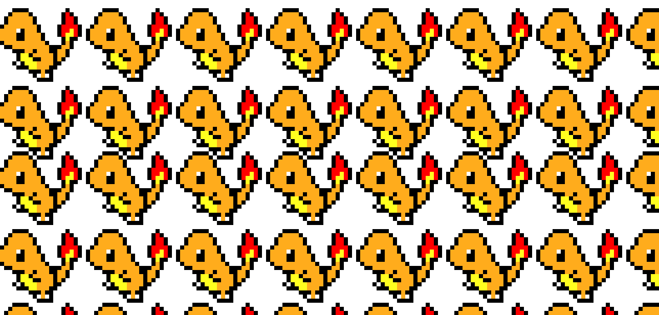 Pixel Art 8 Bit Charmander - 1288x616 Wallpaper - teahub.io