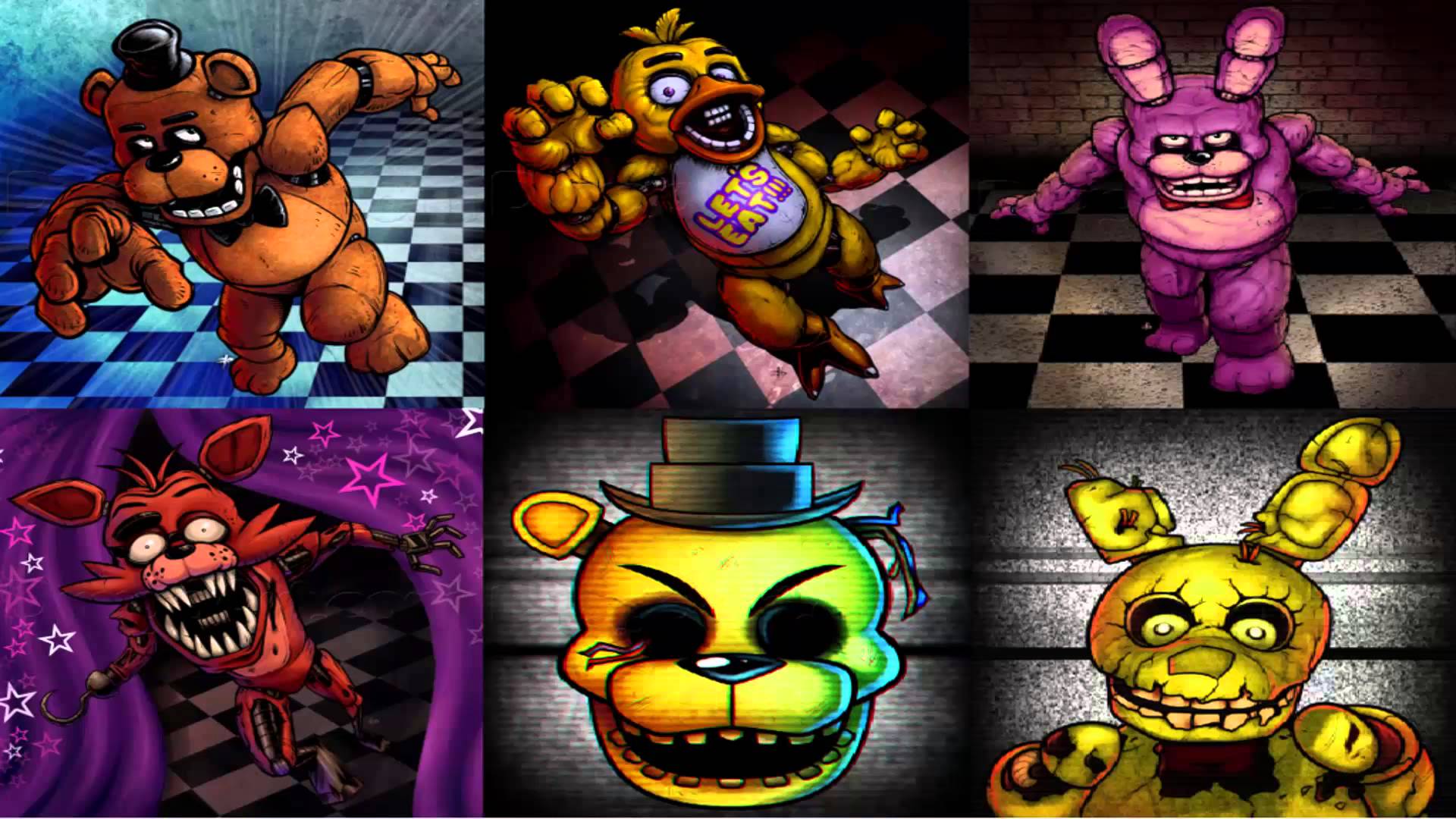 Five Nights At Freddy S Wallpaper - Fnaf Undertale - 1920x1080 ...