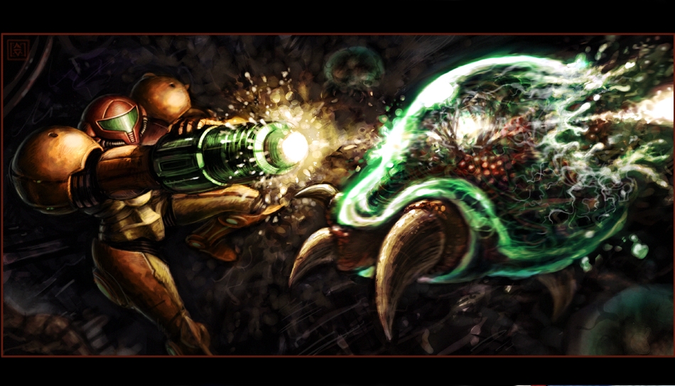 Metroid Fan Art - 950x544 Wallpaper - teahub.io