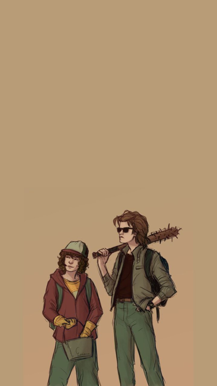 Stranger Things Steve And Dustin - 719x1280 Wallpaper - teahub.io