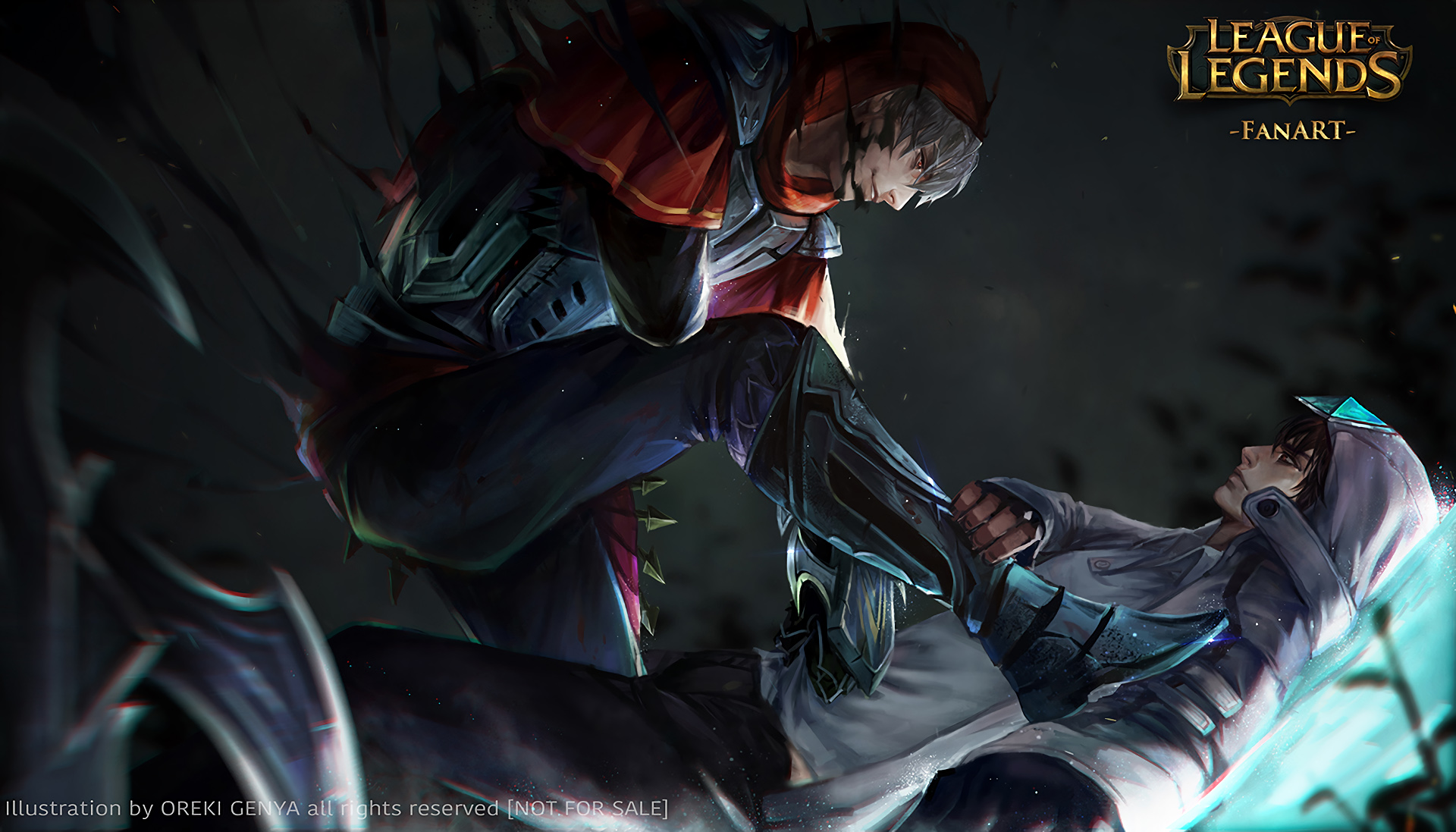 Unmasked Zed Vs Ssw Talon By Orekigenya Hd Wallpaper - League Of ...