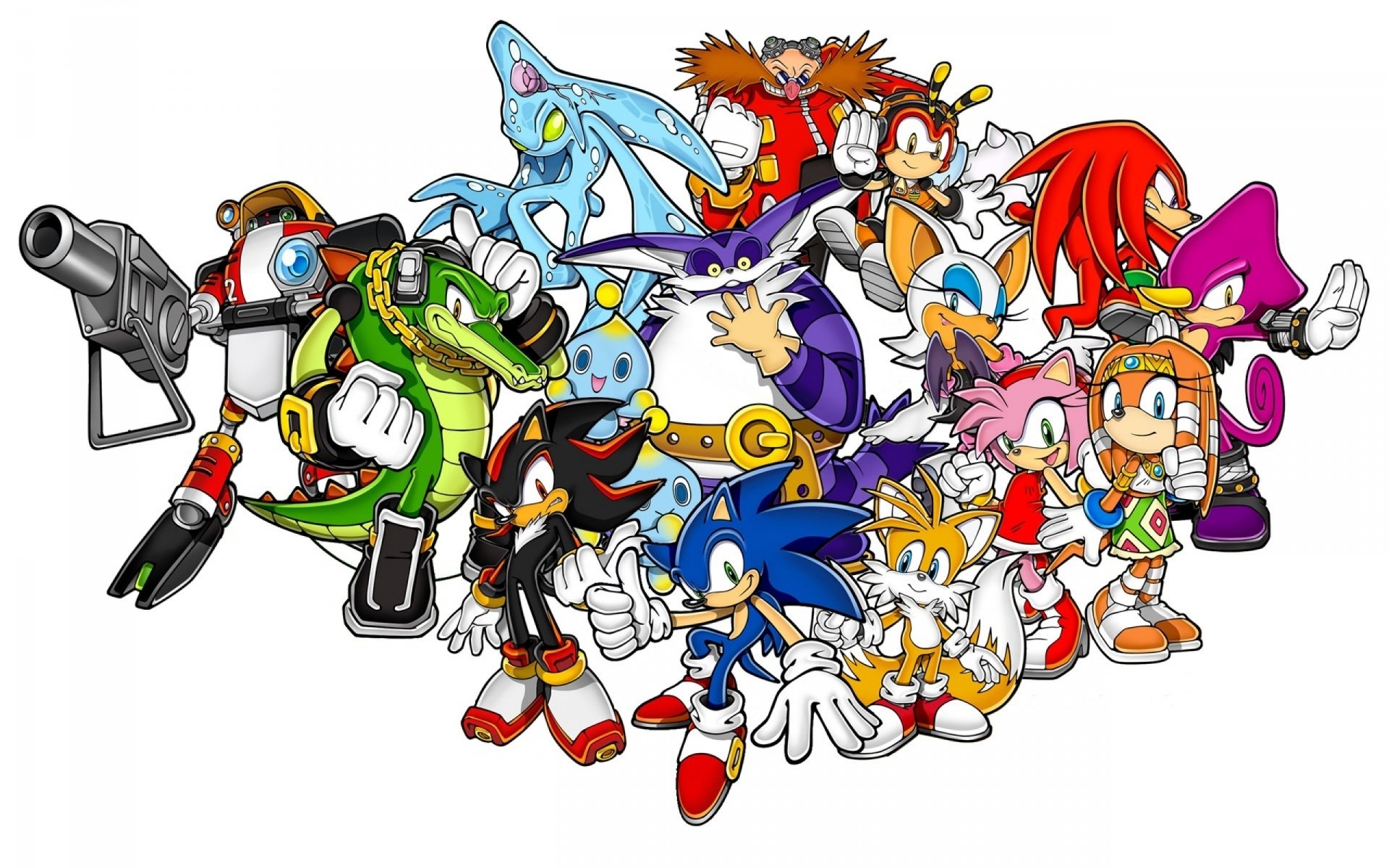 Sonic The Hedgehog Group - 1920x1200 Wallpaper - teahub.io