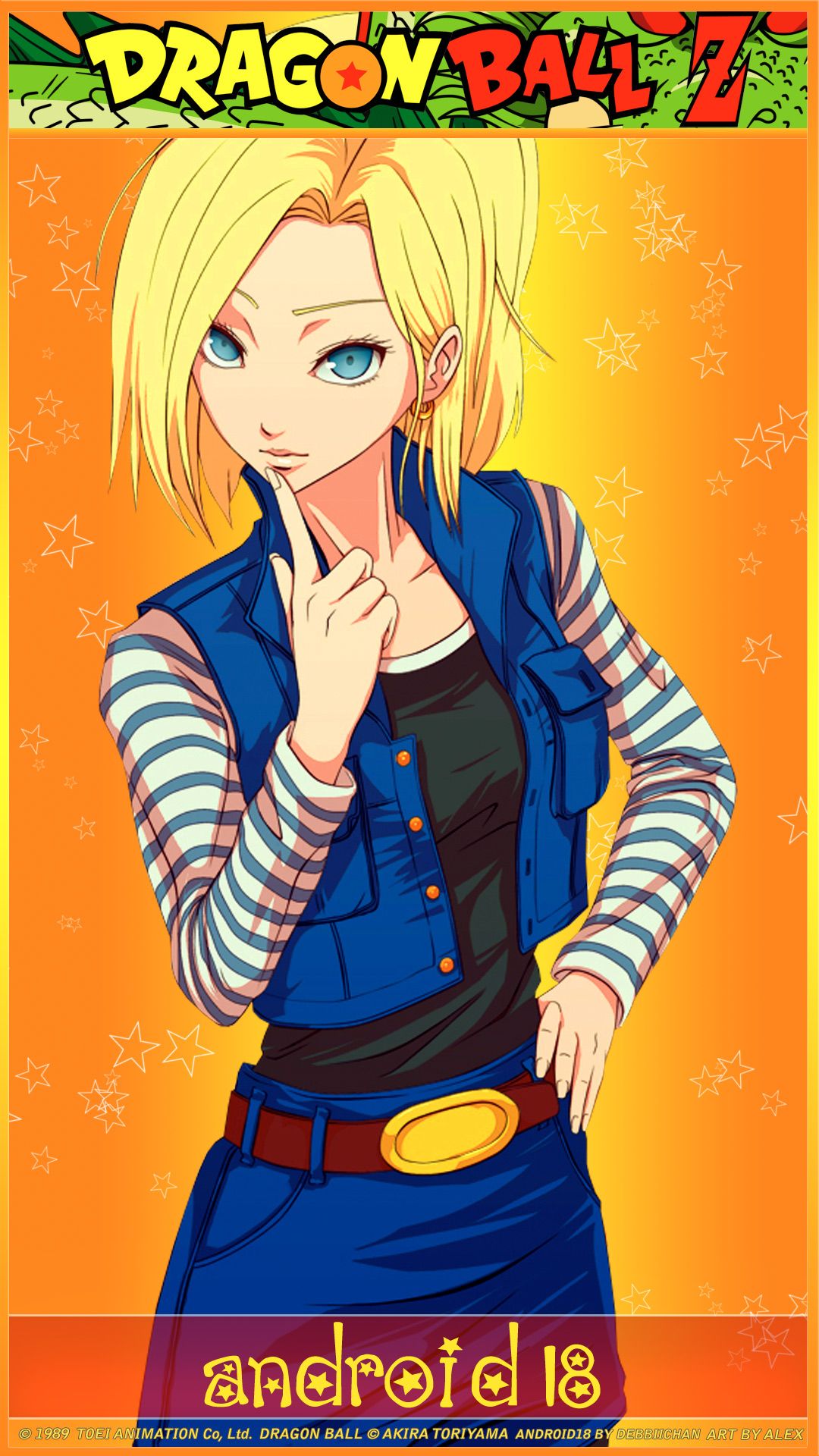 Android Number 18 Dragon Ball Z - 1080x1920 Wallpaper - teahub.io