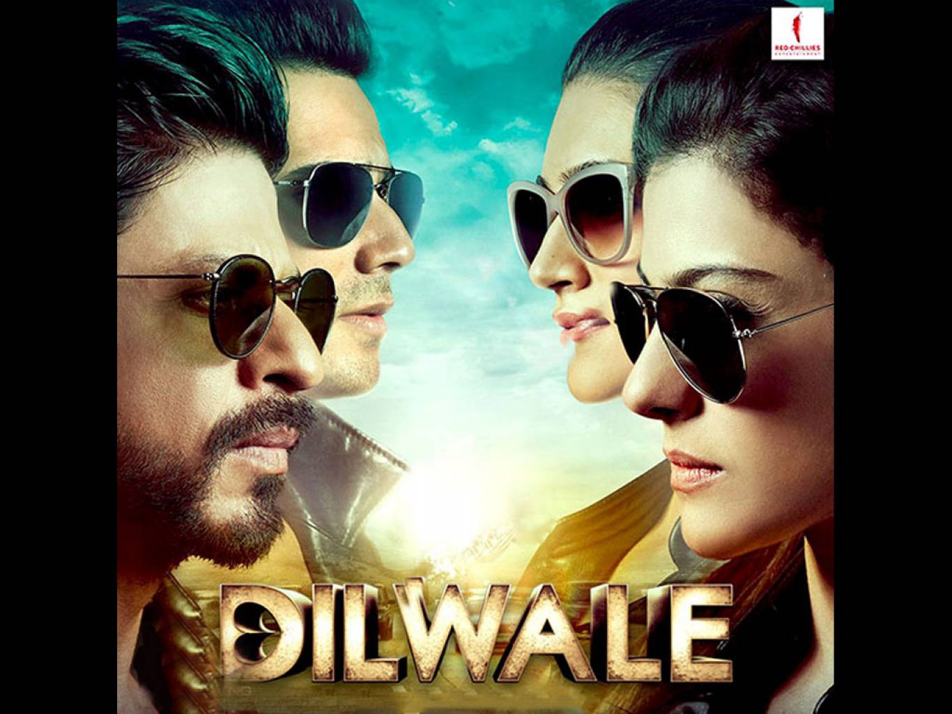 Dilwale Wallpapers - Dilwale 2015 Movie Poster - 1366x1024 Wallpaper ...