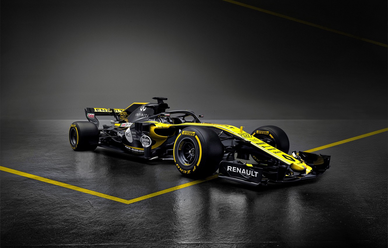 Photo Wallpaper Renault, Formula 1, The Car, Formula - New Renault F1 ...