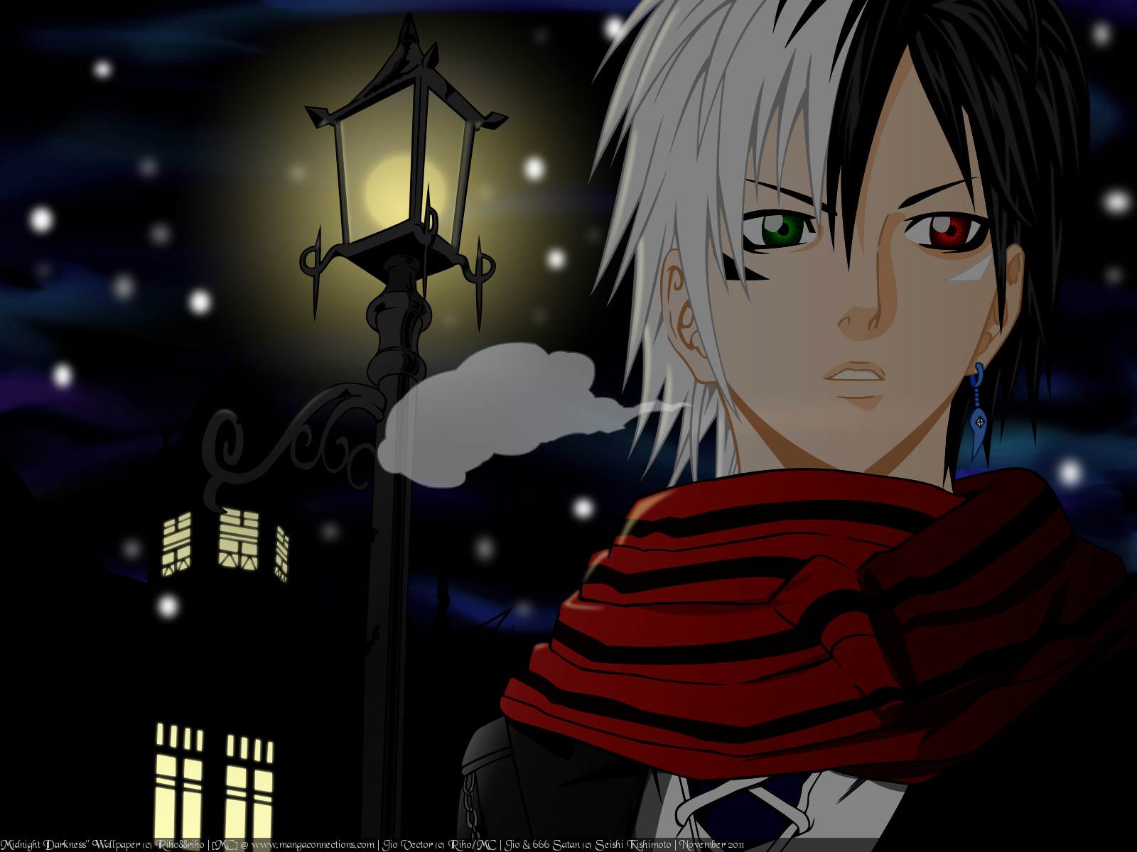 Seishi Kishimoto, 666 Satan, Jio Freed Wallpaper style - Satanic Anime ...