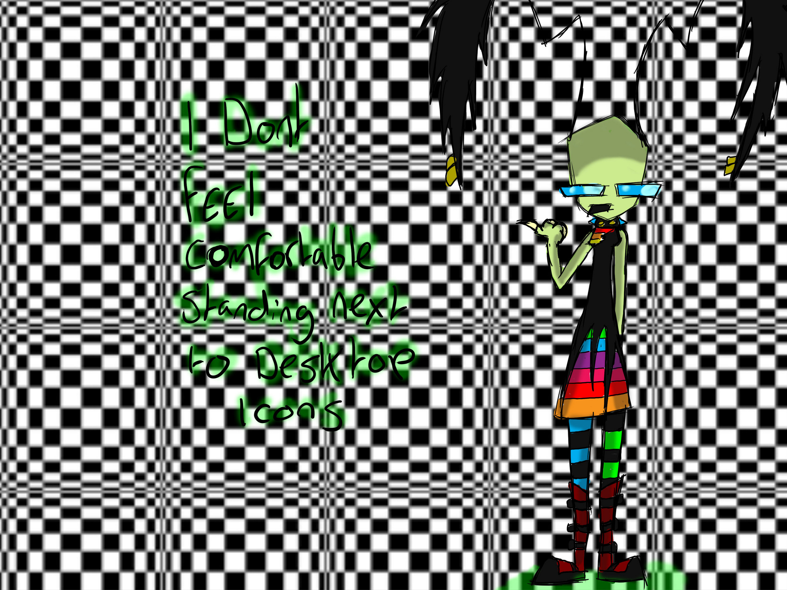 Trippy Wallpaper - Trippy Invader Zim Desktops - 2560x1920 Wallpaper ...