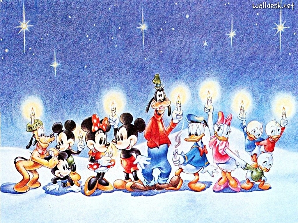 Walt Disney Merry Christmas - 1024x768 Wallpaper - teahub.io