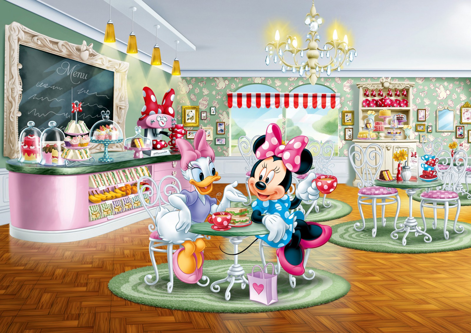Minnie And Daisy Having Tea - 1600x1133 Wallpaper - teahub.io