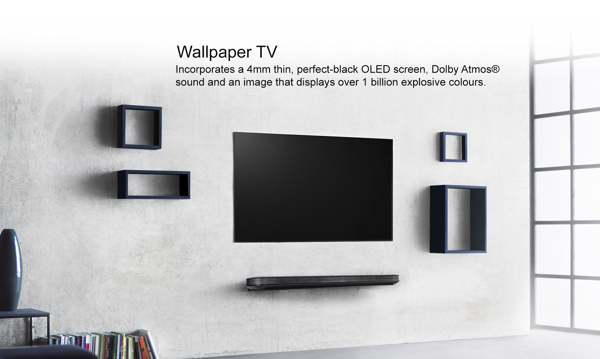 Lg Tv On Wall - 1920x1150 Wallpaper - teahub.io