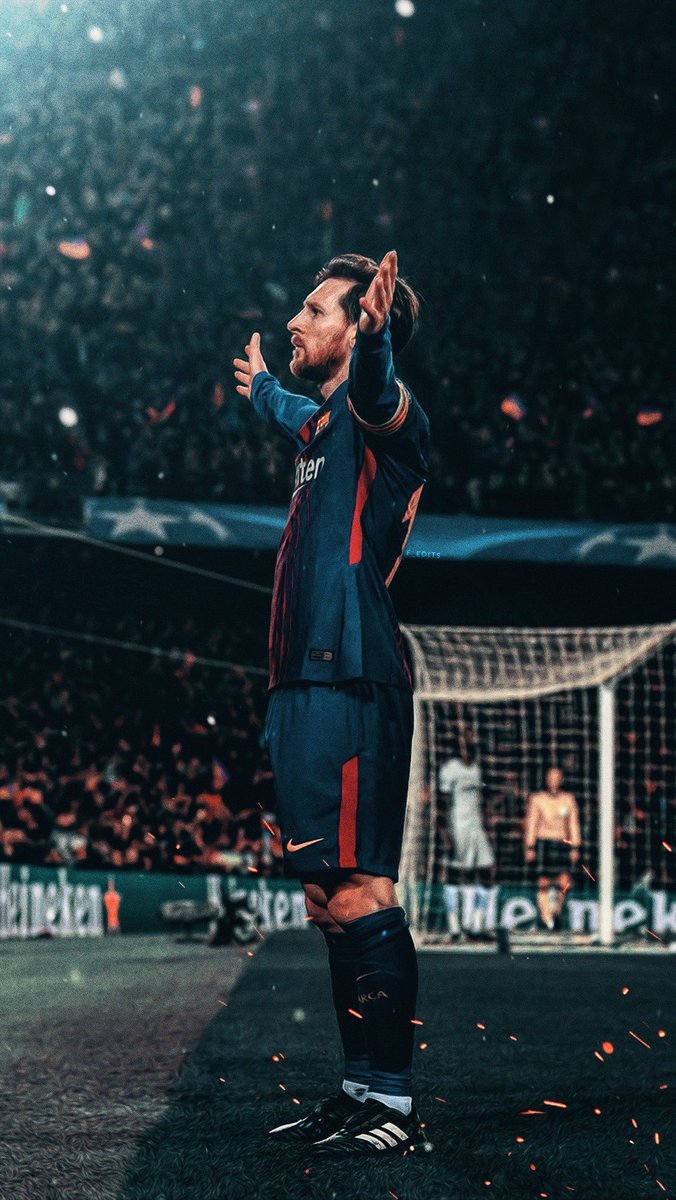Lionel Messi The King - 676x1200 Wallpaper - teahub.io