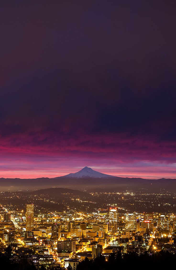 Portland Sunrise - 736x1128 Wallpaper - teahub.io