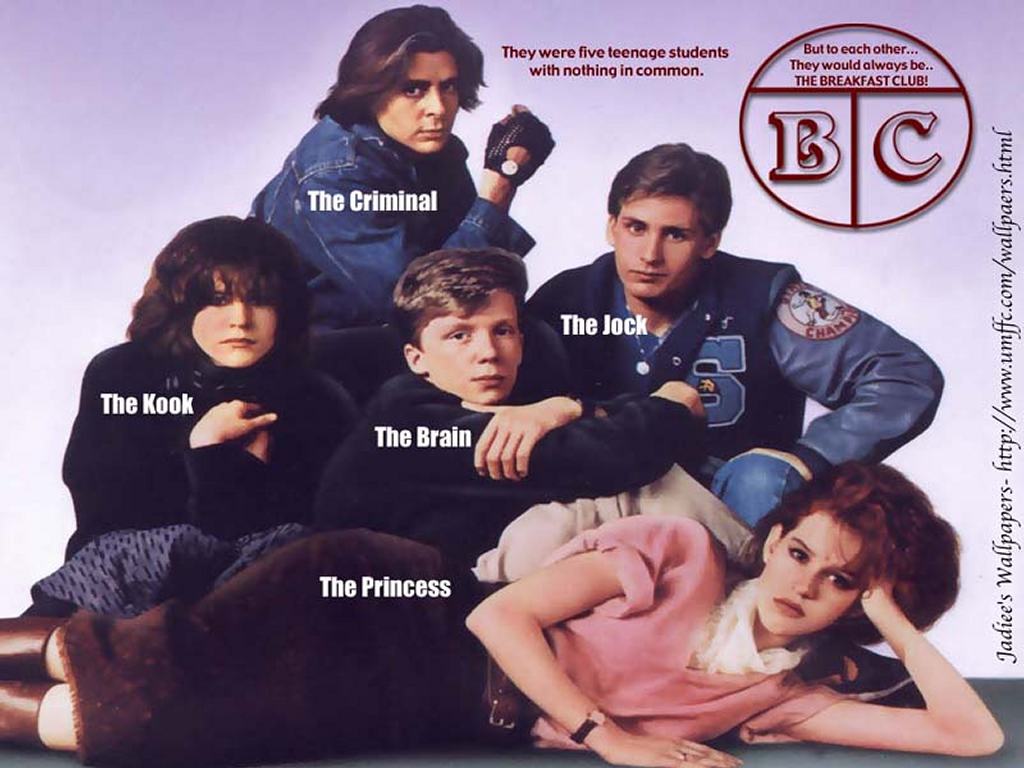The Breakfast Club - Breakfast Club Characters - 1024x768 Wallpaper ...