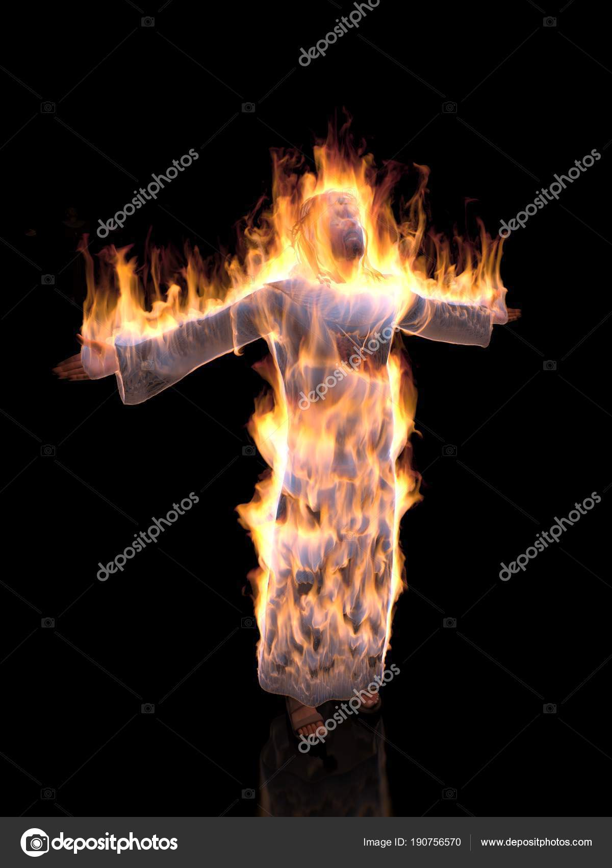 Jesus Christ Fire - 1200x1700 Wallpaper - teahub.io