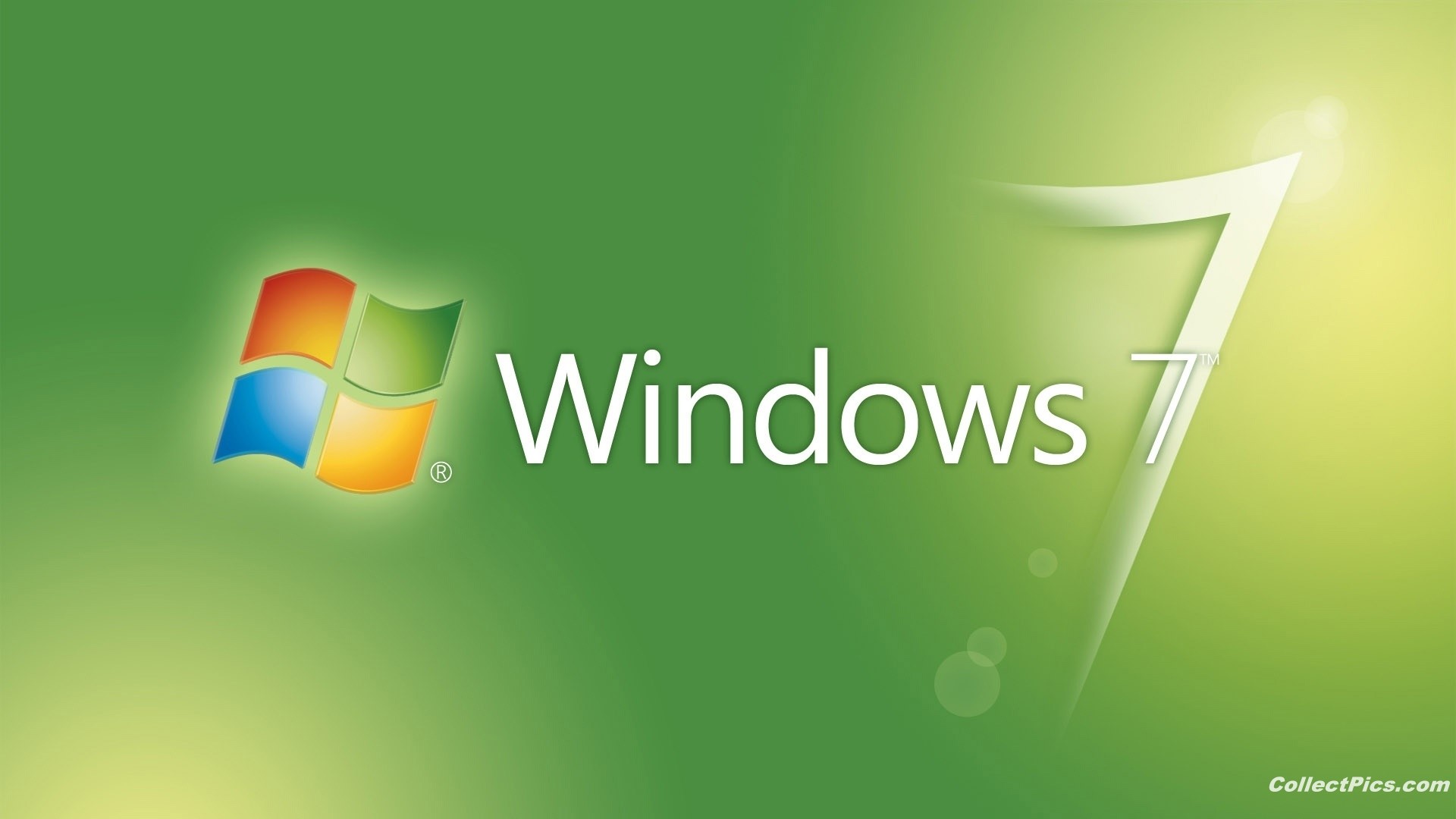 Windows 7 Green 1080p Wallpaper - Windows 7 Green Colour - 1920x1080 ...