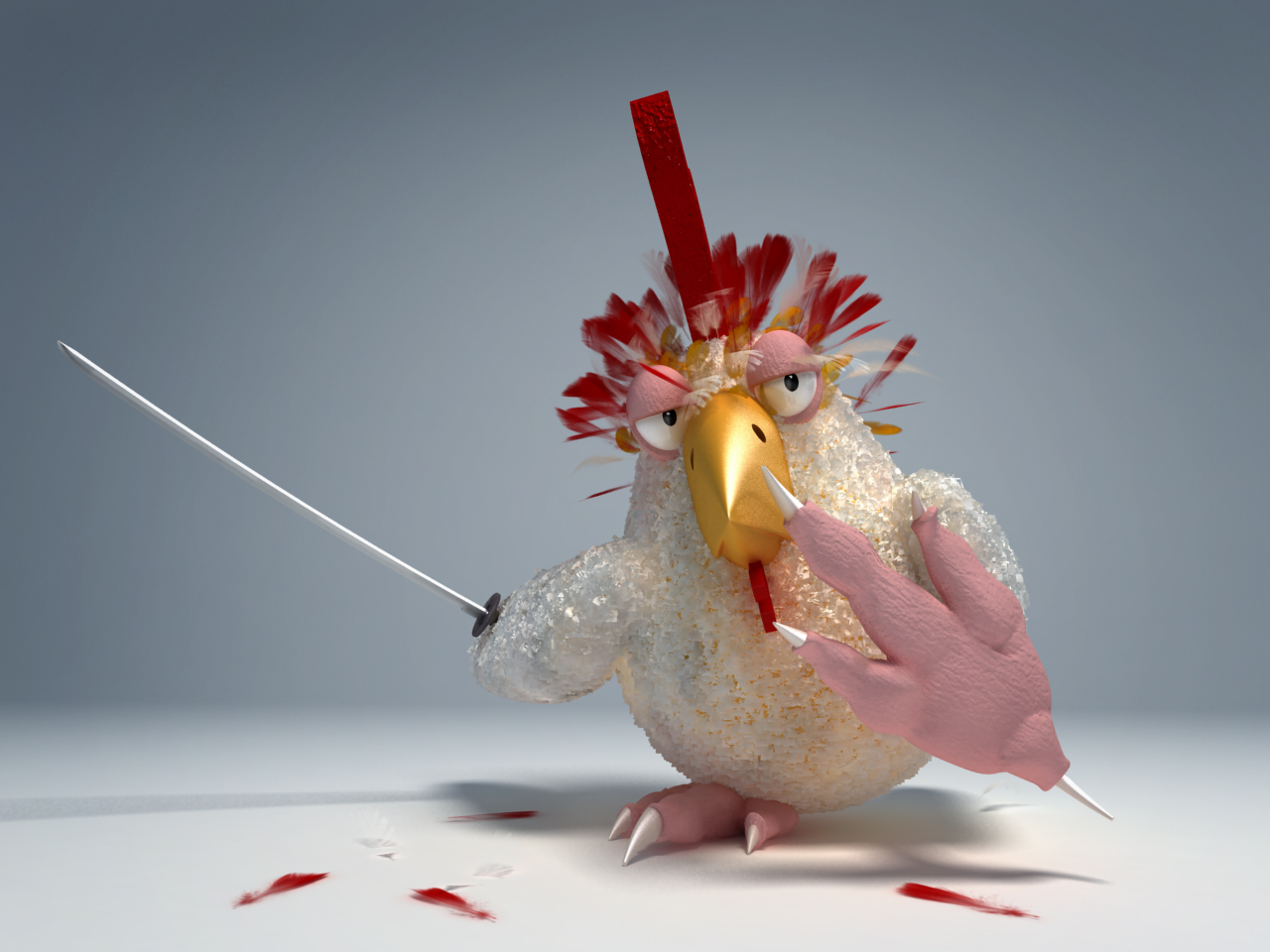 Chicken Giving The Finger - 1280x960 Wallpaper - teahub.io
