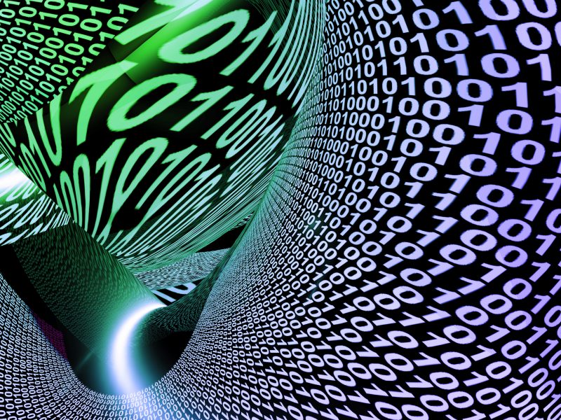 Abstract Binary Code Background Showing Technology - Graphic Design ...