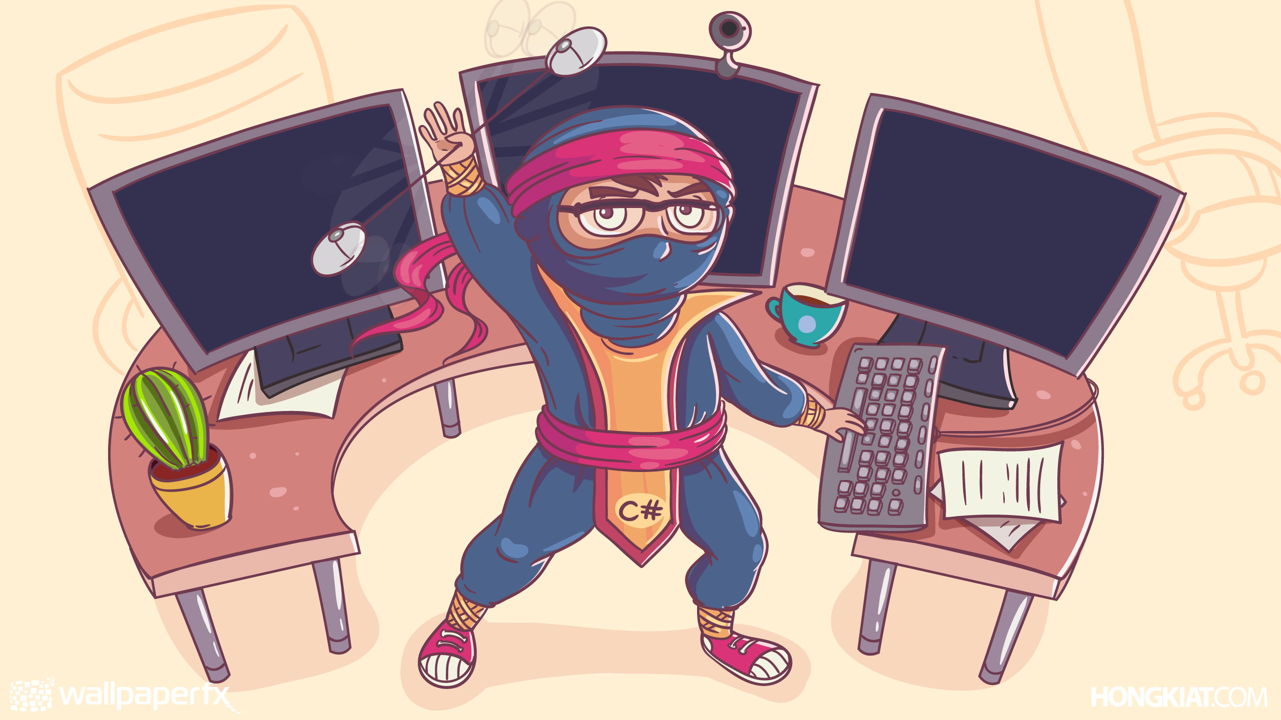 Geek Coder - 2560x1440 Wallpaper - teahub.io