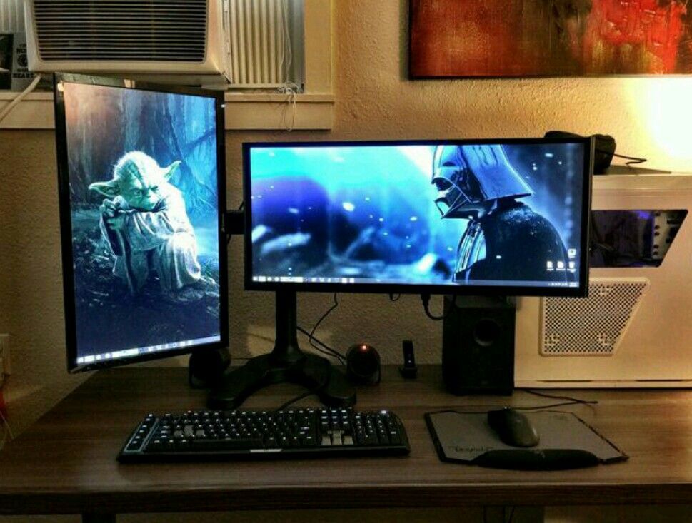 Ultrawide Dual Monitor Setup - 969x733 Wallpaper - teahub.io