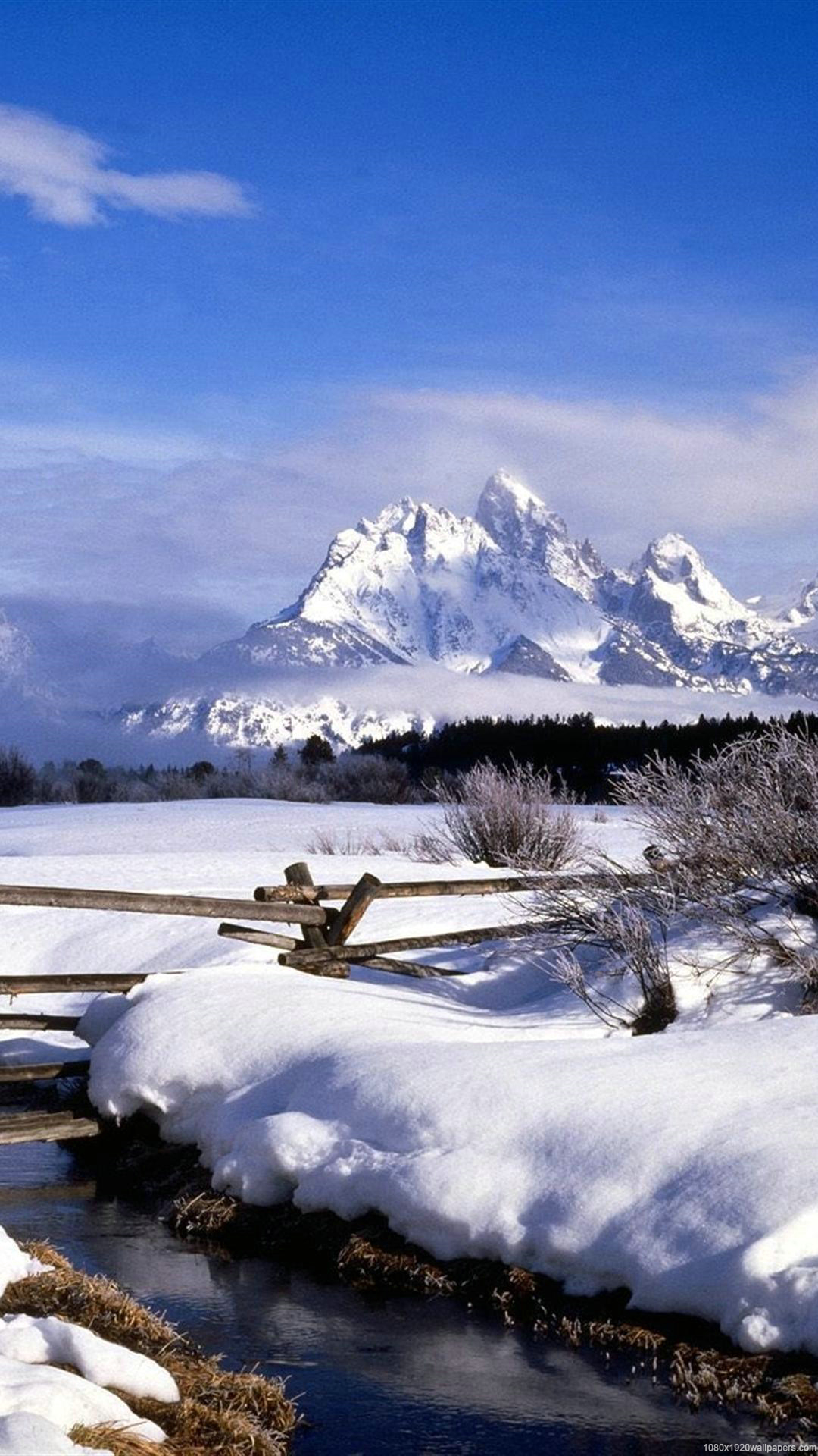 Tree Winter Snow Nature Wallpapers Hd - Countryside In The Winter ...