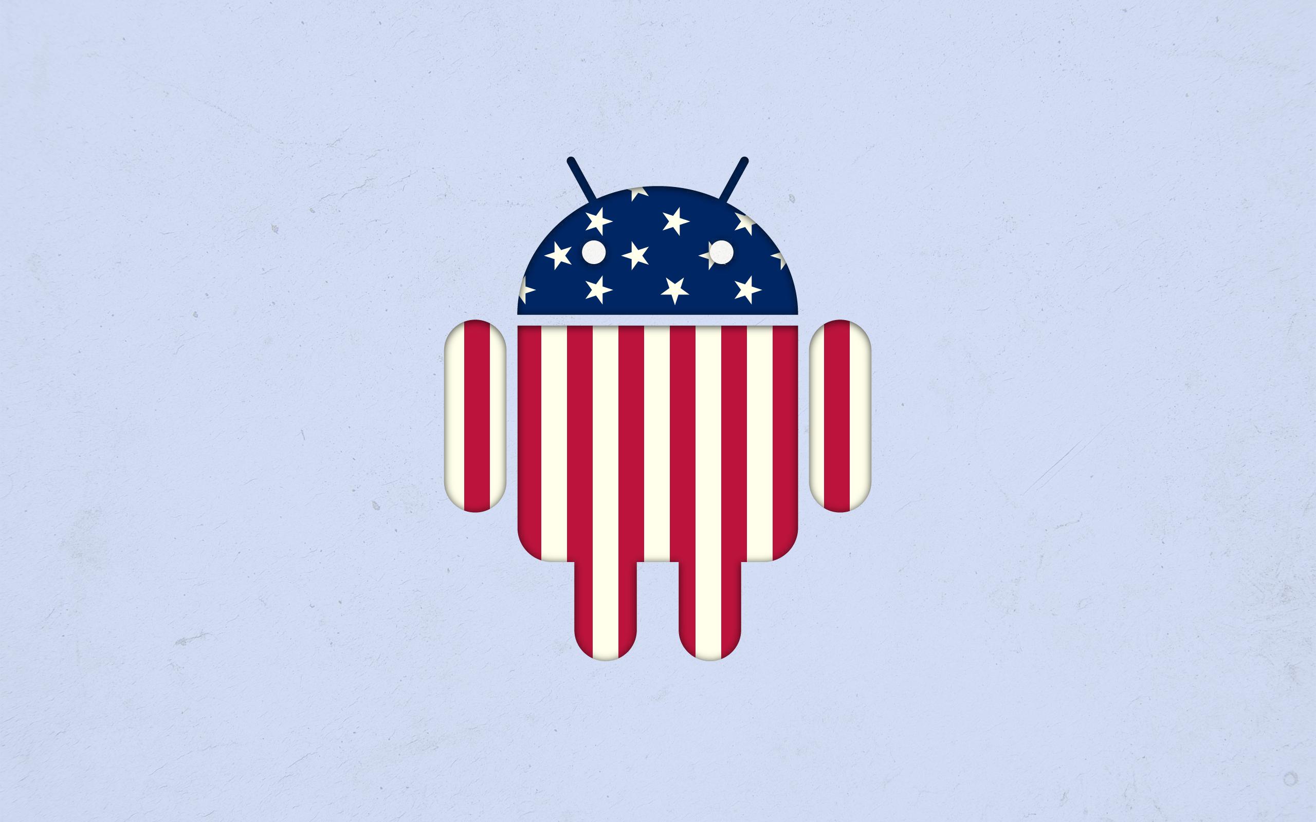Android Logo American Flag - 2560x1600 Wallpaper - teahub.io