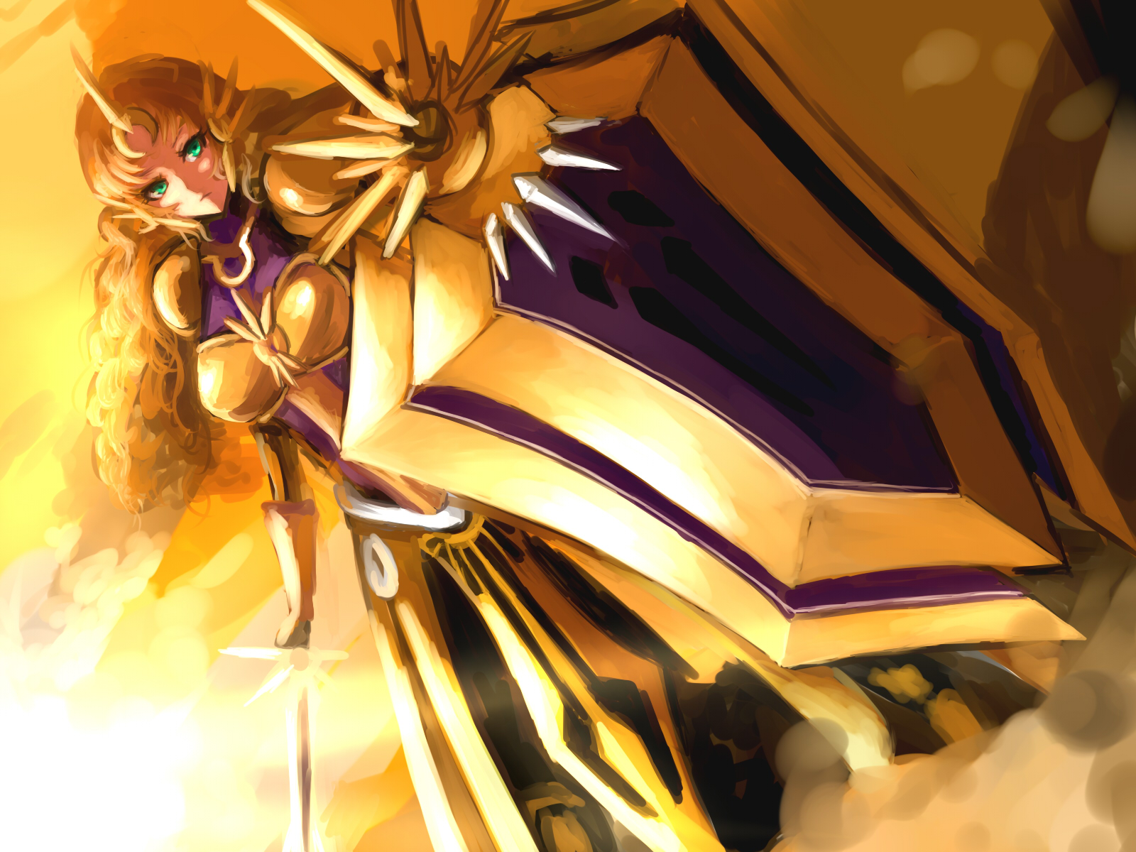 League Of Legends Leona Anime - 1600x1200 Wallpaper - teahub.io