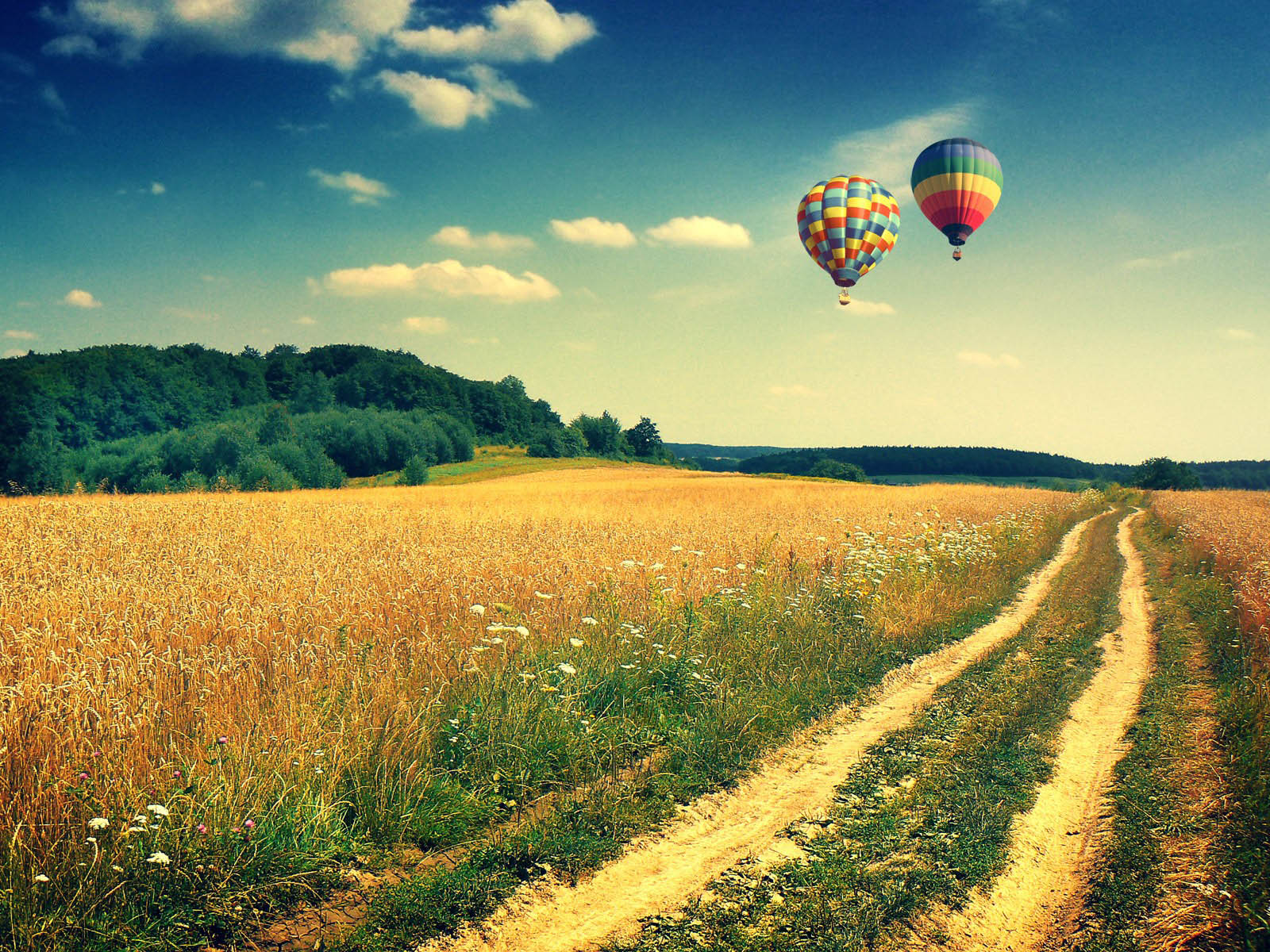 Gambar Balon Udara - Hot Air Balloon Background - 1600x1200 Wallpaper ...