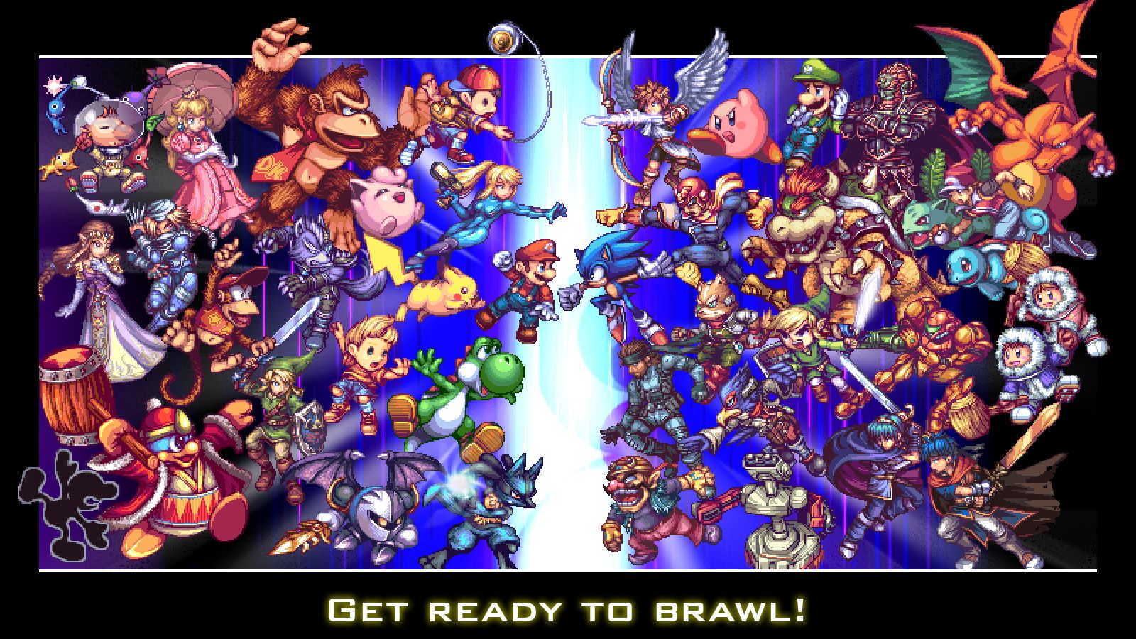 Super Smash Bros Brawl Pixel Art - 1600x900 Wallpaper - teahub.io