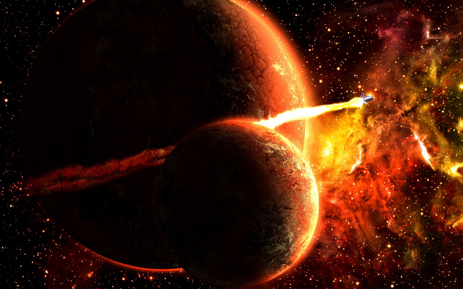 Fire Planet Wallpaper Hd - 1600x1000 Wallpaper - teahub.io