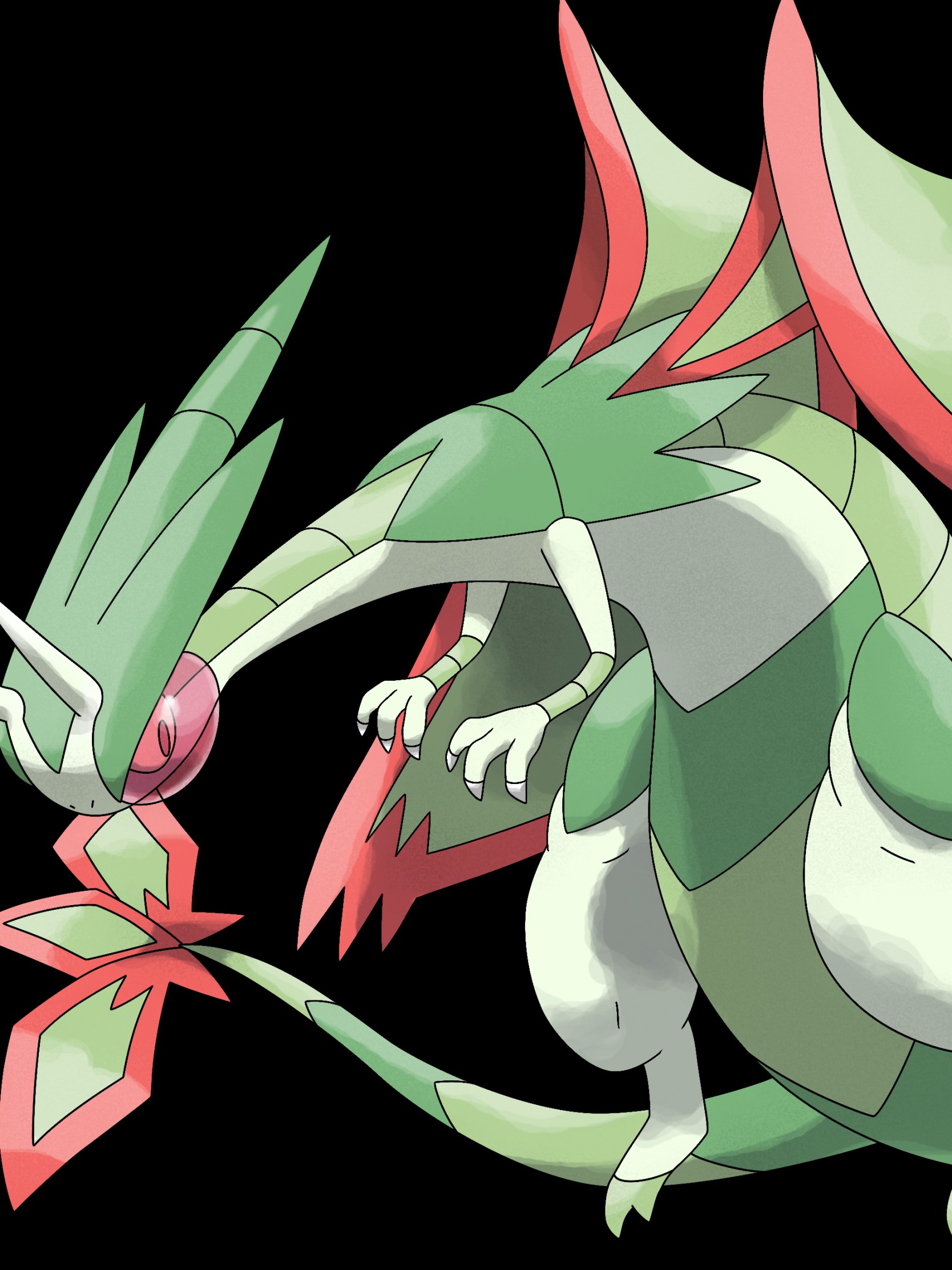 Pokemon Omega Ruby Flygon Mega - 1668x2224 Wallpaper - teahub.io