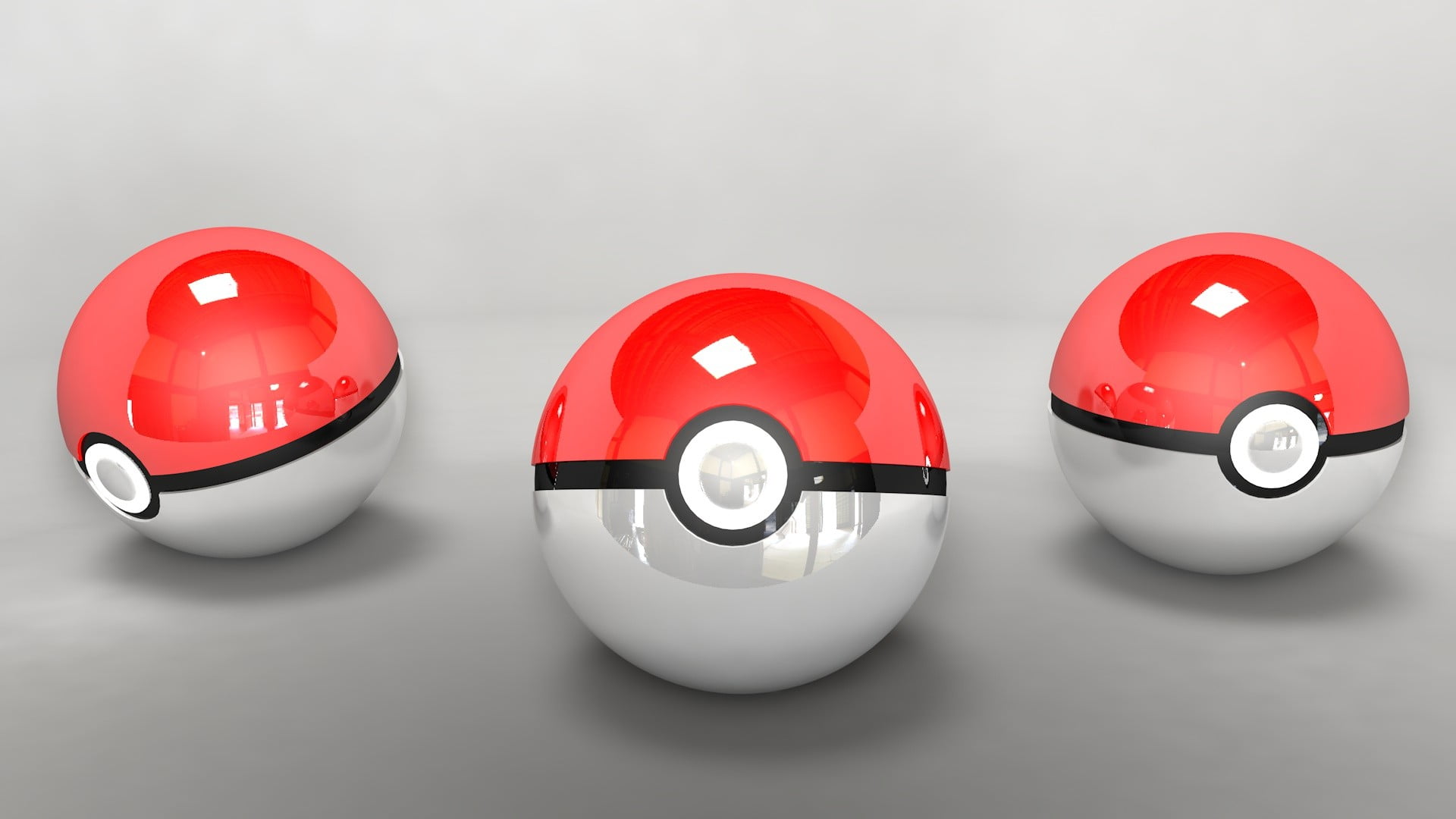 Three Pokeballs - 1920x1080 Wallpaper - teahub.io
