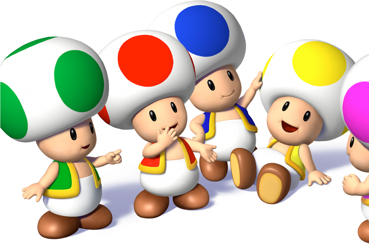 Toads Super Mario Bros - 1201x793 Wallpaper - teahub.io