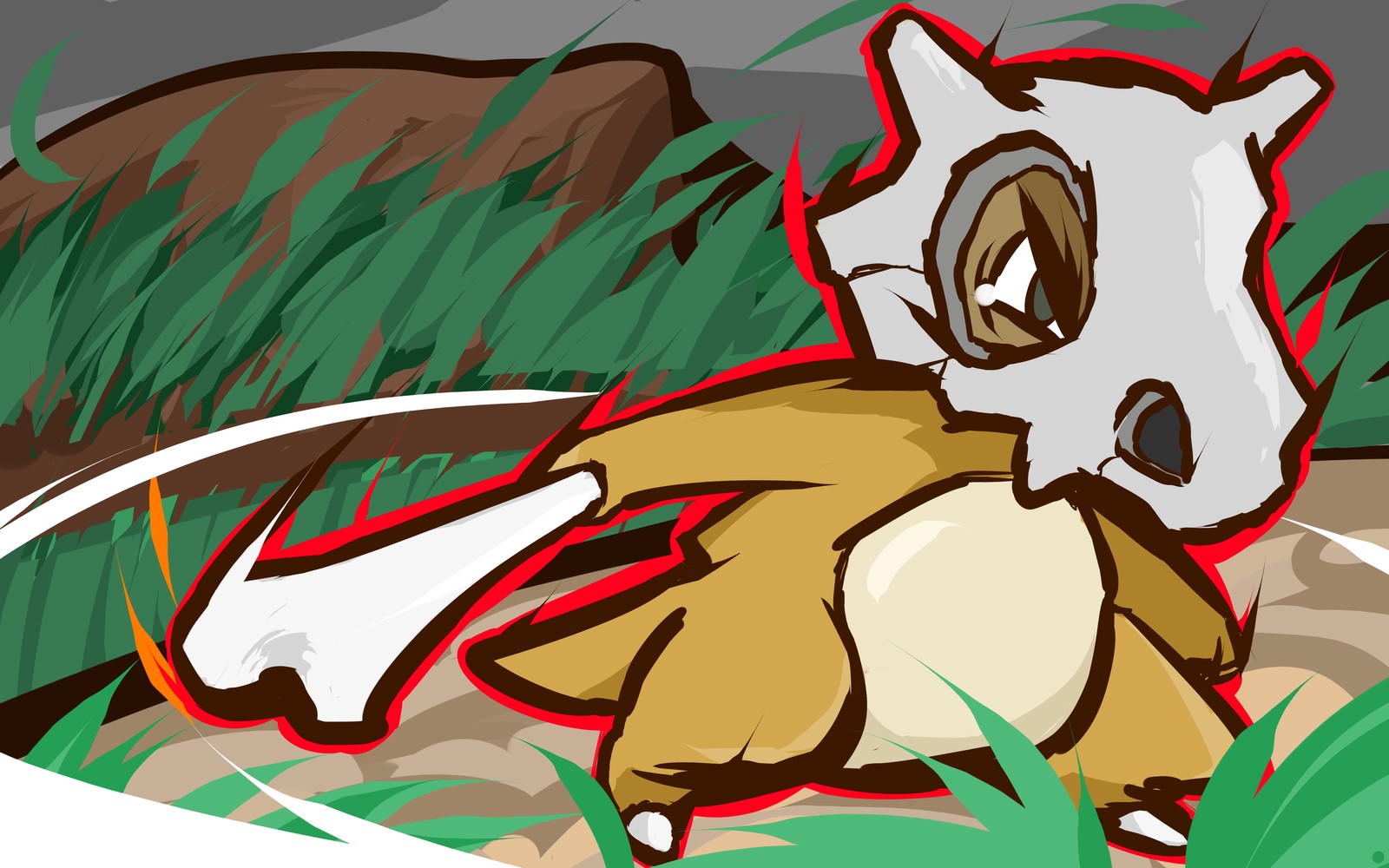 Cubone Hd - 1600x1000 Wallpaper - teahub.io