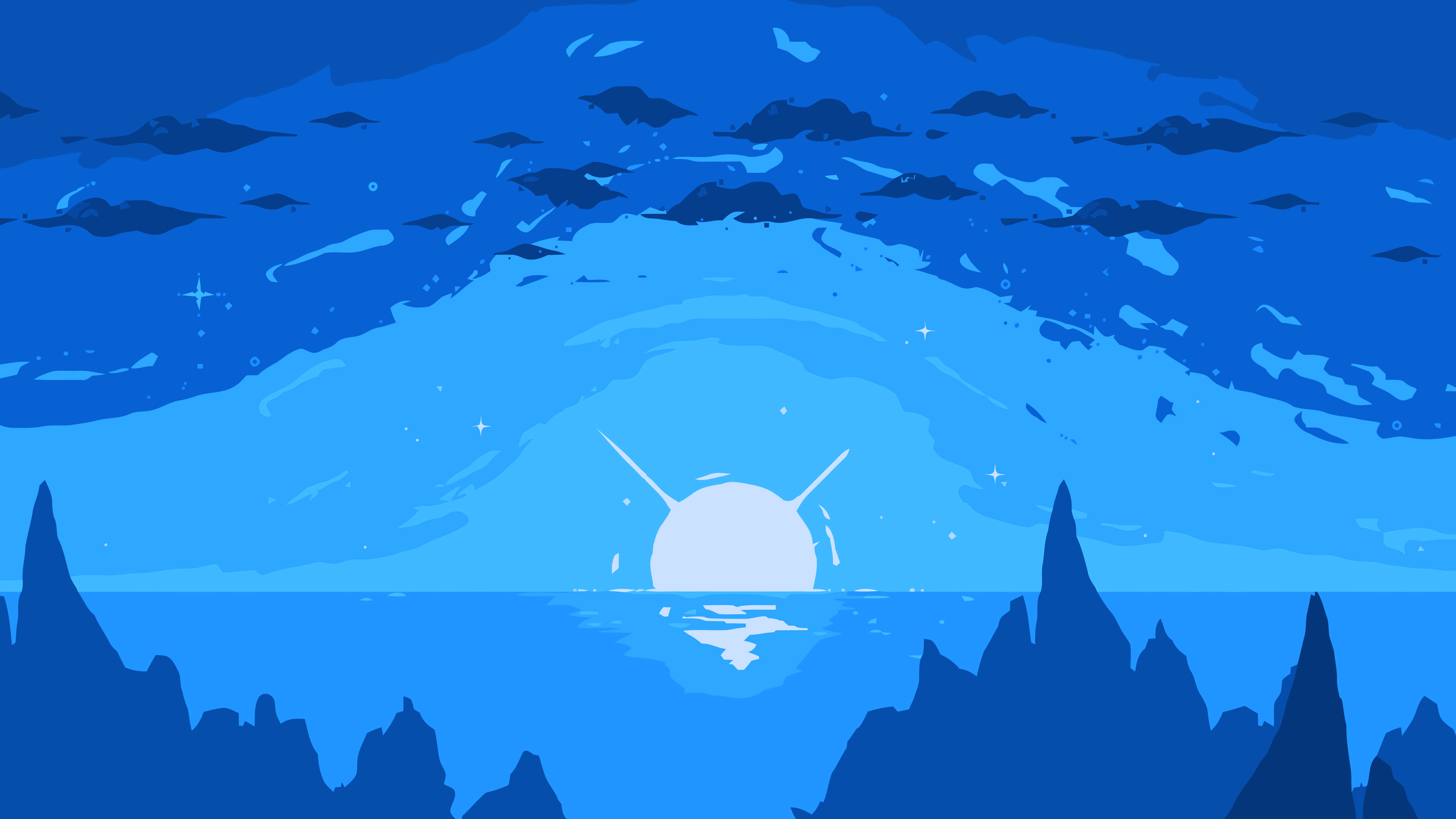 Simple Blue Desktop Background - 7680x4320 Wallpaper - teahub.io