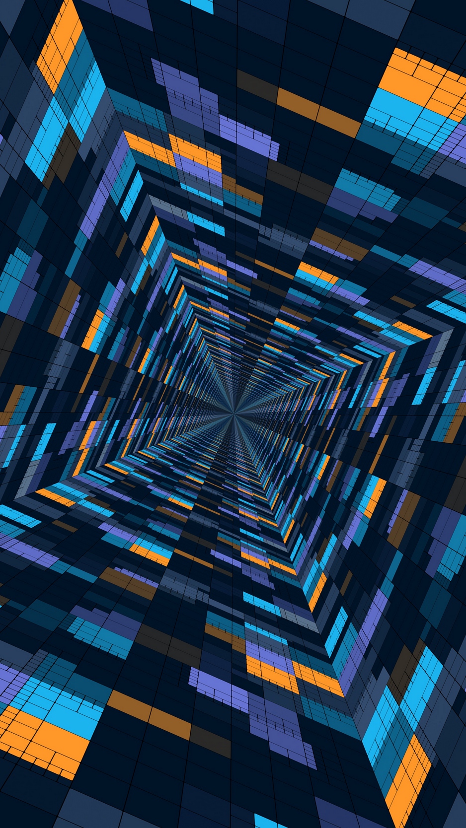 Download Wallpaper Perspective, Geometric, Pattern, Color, Structure ...